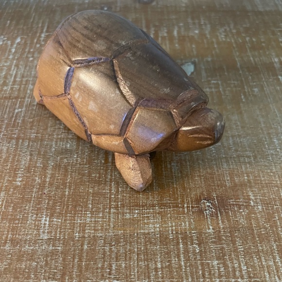 Accents | Handcarved Wooden Turtle | Poshmark